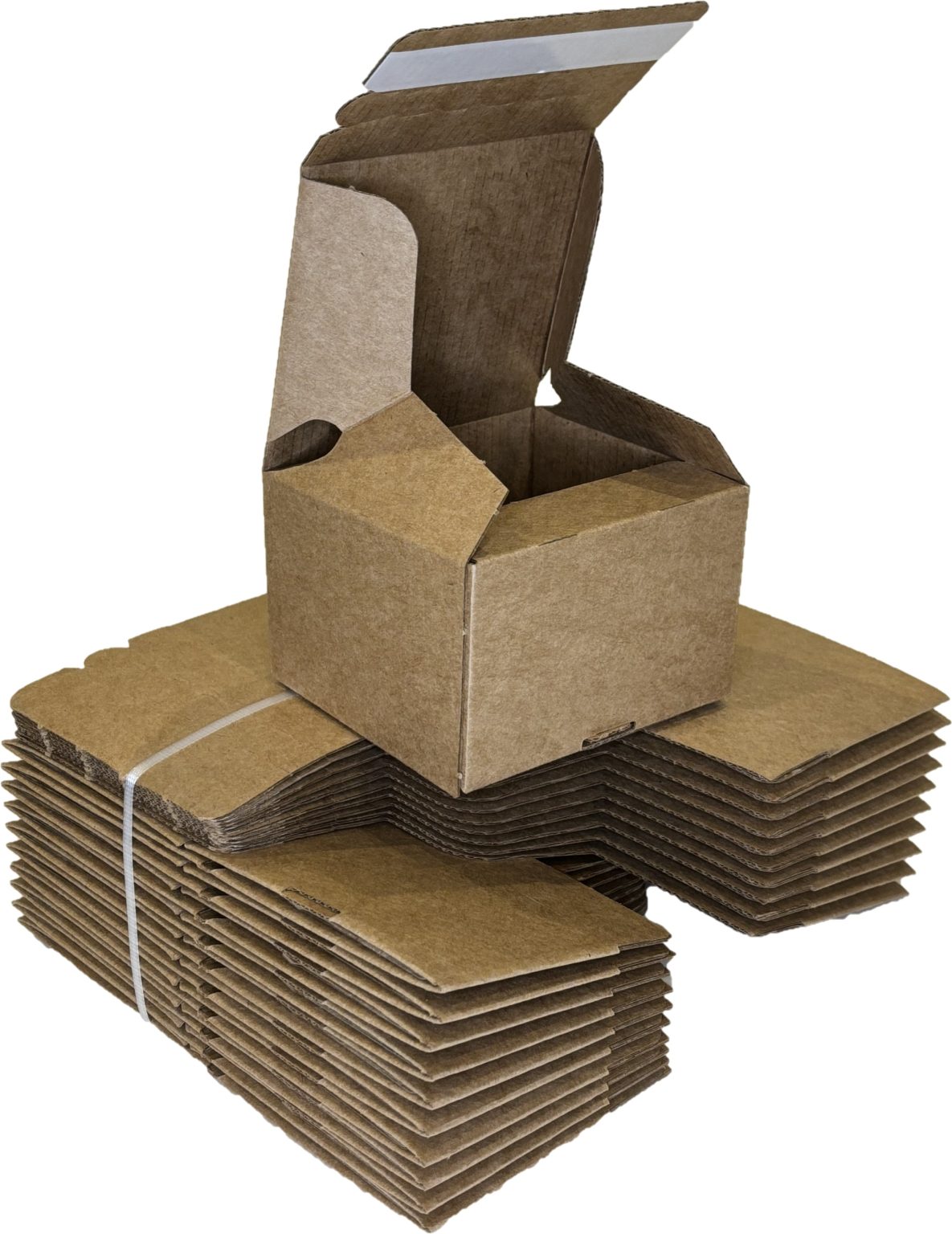 E-commerce Crash Lock Cardboard Postal Boxes – 110x100x70mm (4.3″x4″x2 ...