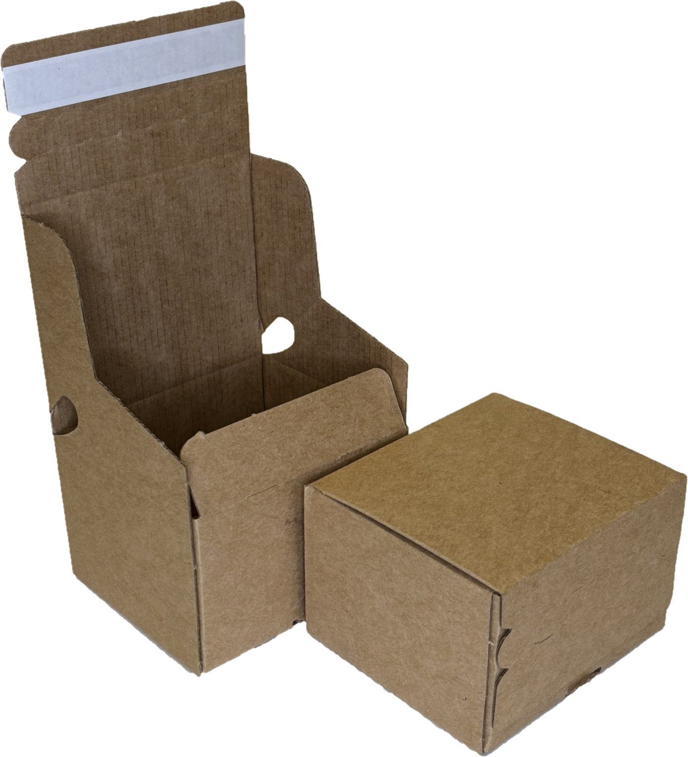 E-commerce Crash Lock Cardboard Postal Boxes – 110x100x70mm (4.3″x4″x2 ...